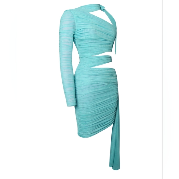 Miss Circle | Dresses | Circle Camille Mint Cutout Mesh Mini | Poshmark
